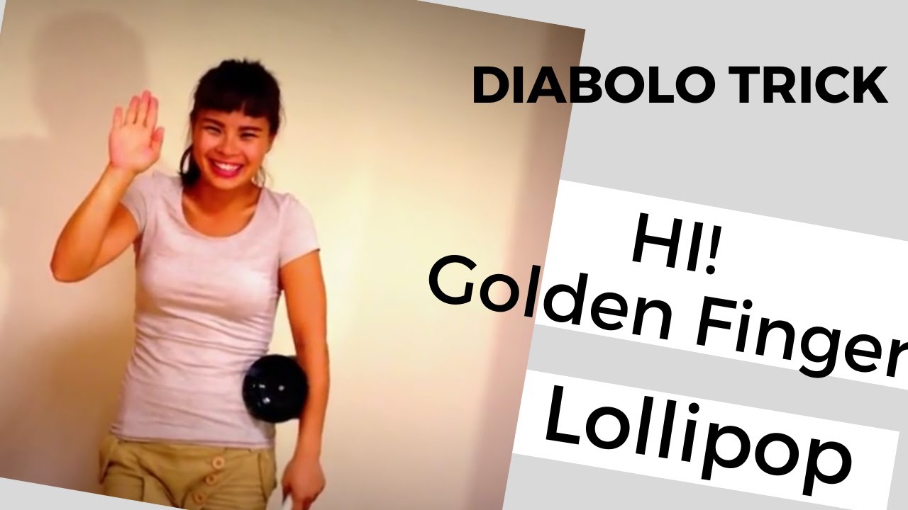 diabolo tricks for brginners. "Golden Finger" and "Lollipop" - YouTube