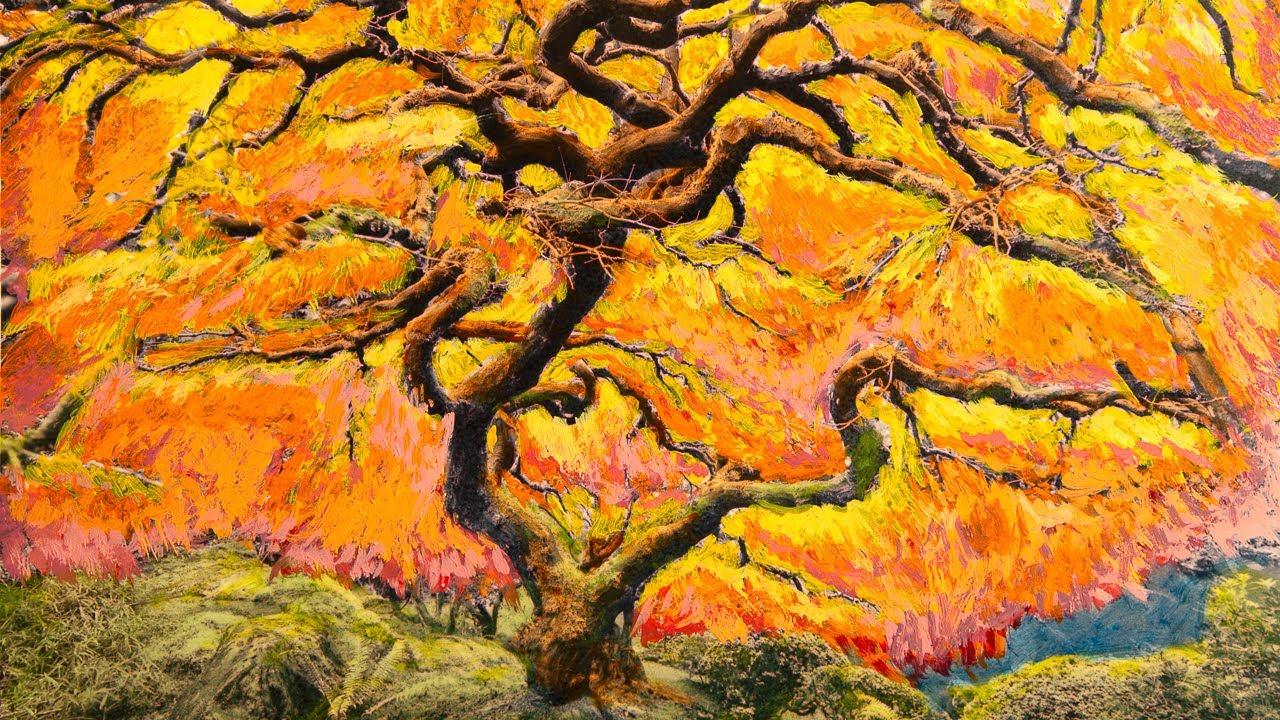 Japanese Maple Tree Painting