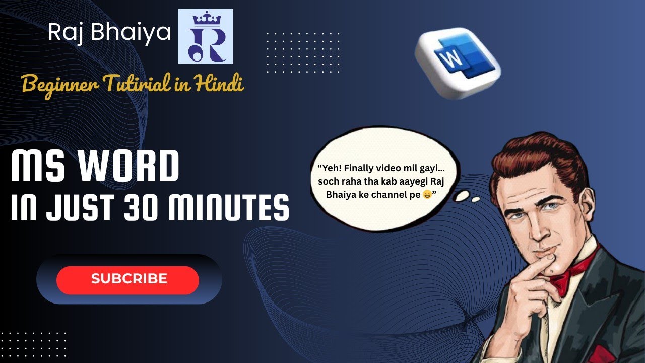 Microsoft Word in Just 30 minutes - Word User Should Know - Complete ...