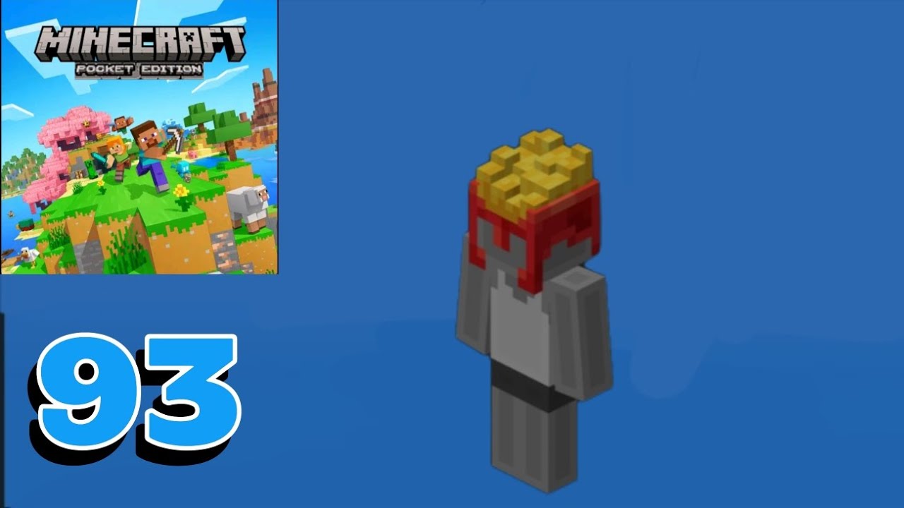 Jogando Minecraft PE - Parte 93 - Fry Helmet (iOS,Android) - YouTube