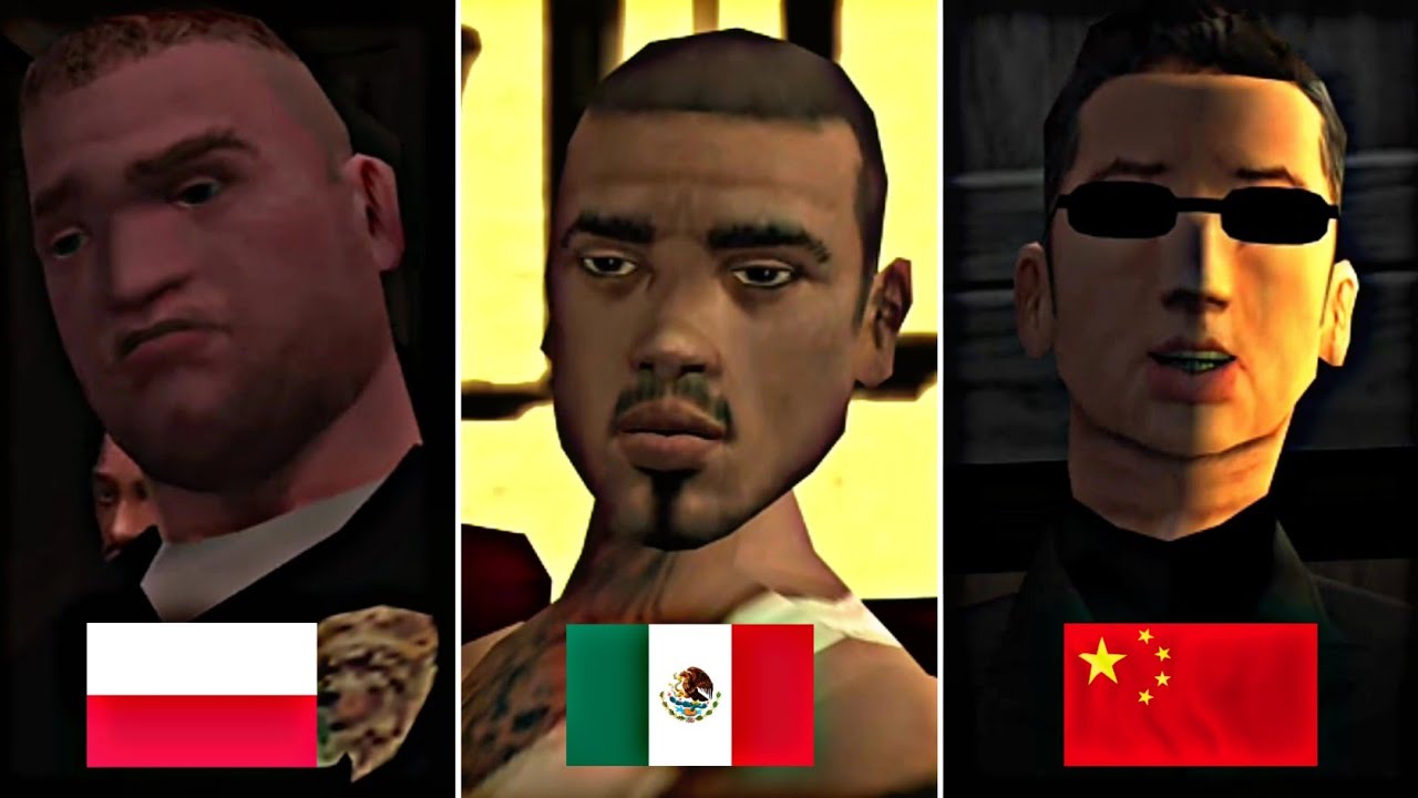 GTA : San Andreas Characters Nationality | Part 1 - YouTube