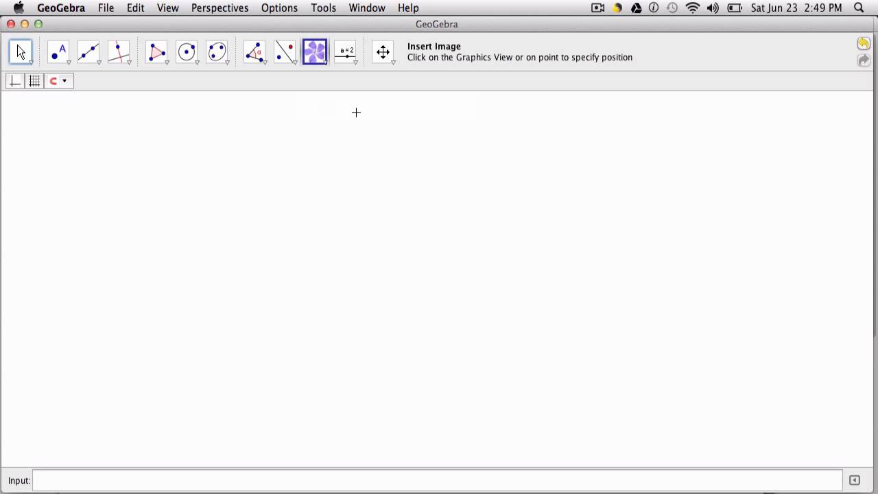 Geogebra - Insert Image - YouTube