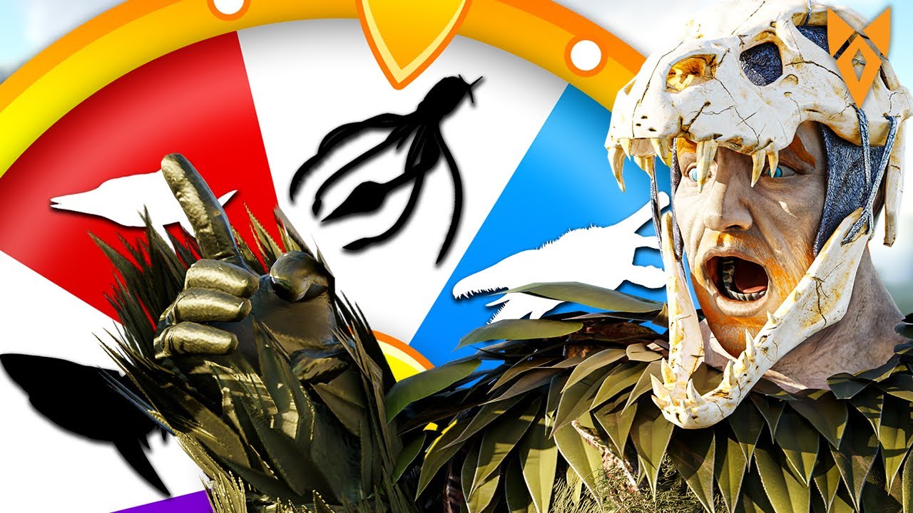 Spin-Wheel Turns Me Into Megalodon!! - Ark: Play As Dino Roulette - YouTube
