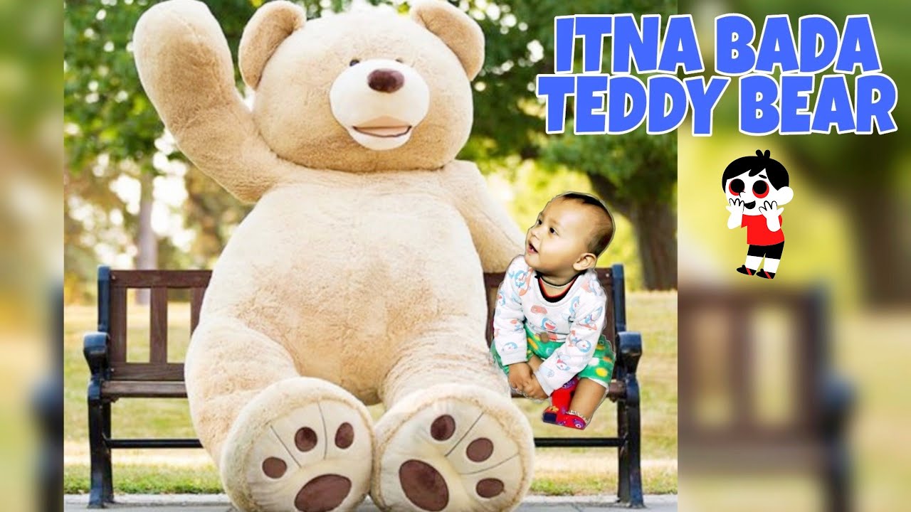 Itne Bade Teddy Bear 🧸ko dekh kar darr gya Mitansh 😜 | Giant Teddy Bear ...