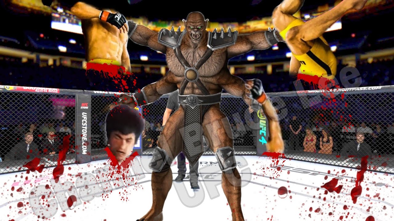 UFC4 Bruce Lee vs. Big Boss EA Sports UFC 4 - YouTube