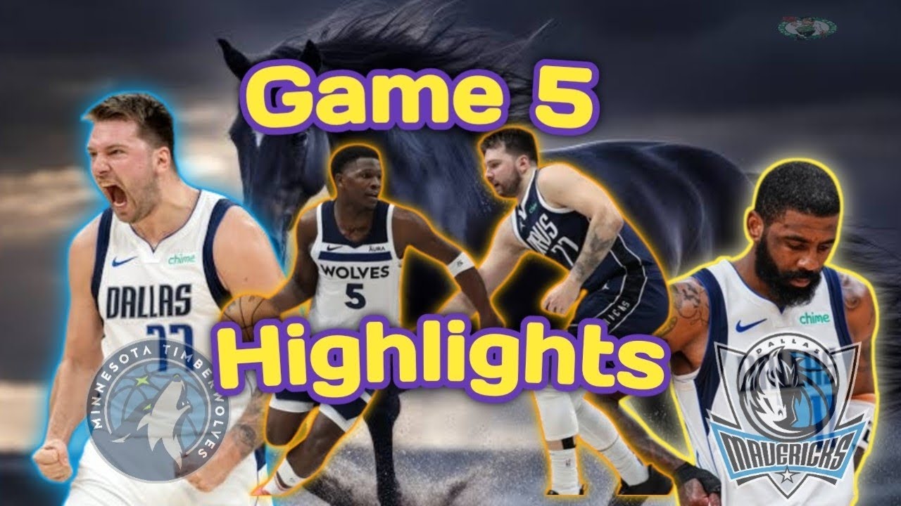 TIMBERWOLVES VS MAVERICKS GAME 5 MAY 31, 2024 - YouTube