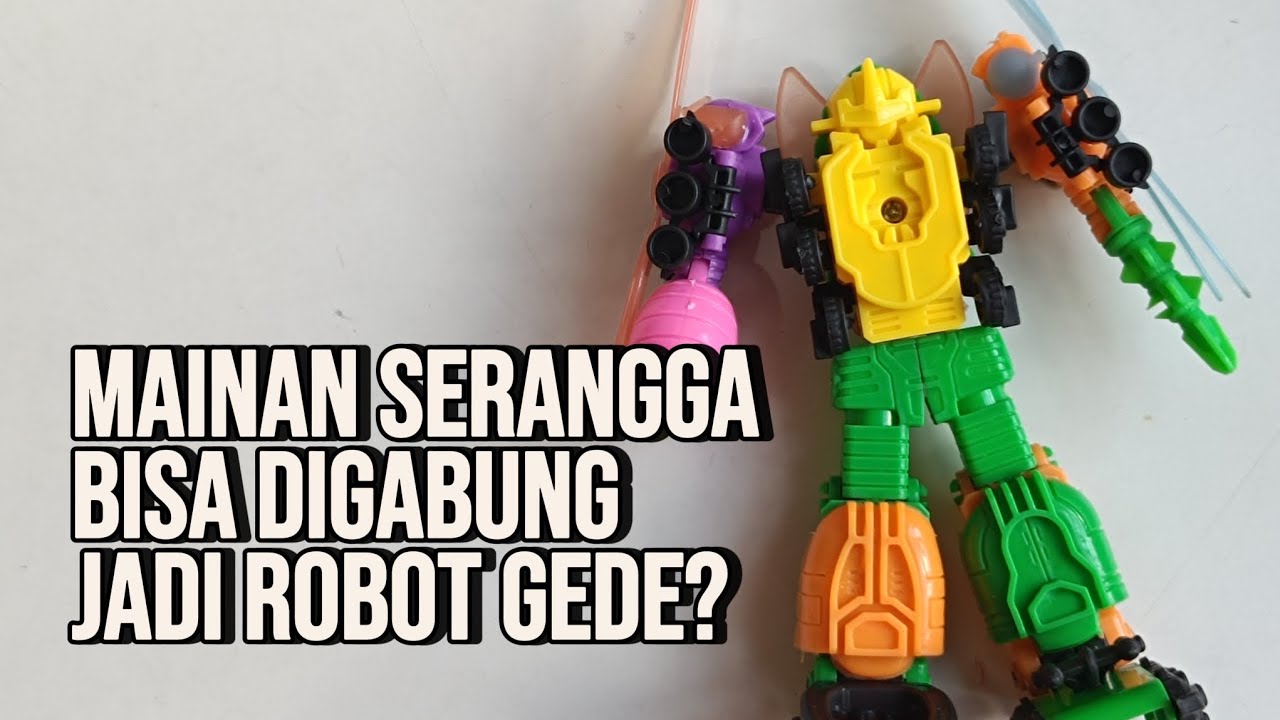 MAINAN MURAH INI BISA NGALAHIN MAINAN MAHAL? - HA Toys Robot Serangga ...