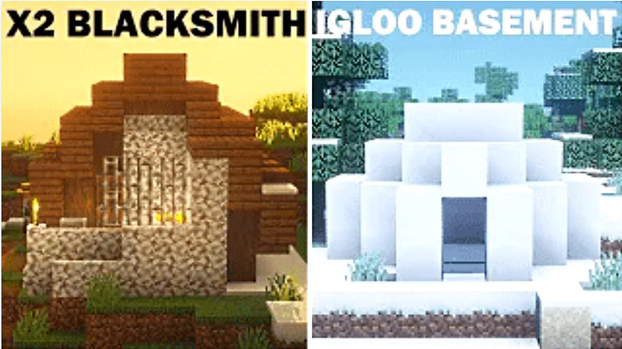 IGLOO W BASEMENT at spawn AND 2x BLACKSMITH VILLAGE SEED for MINECRAFT 1.19 JAVA! - YouTube