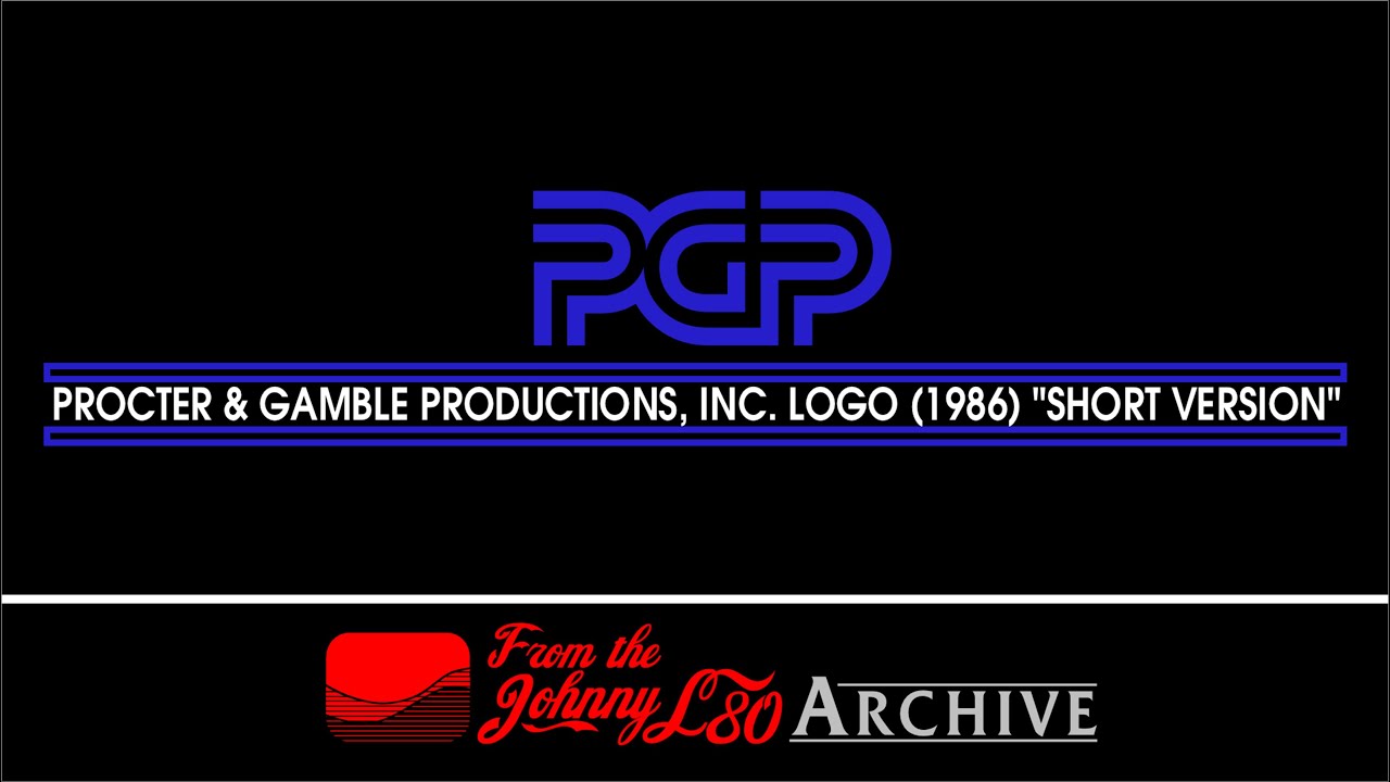 Procter & Gamble Productions Inc. Logo (1986) "Short Version" - The ...