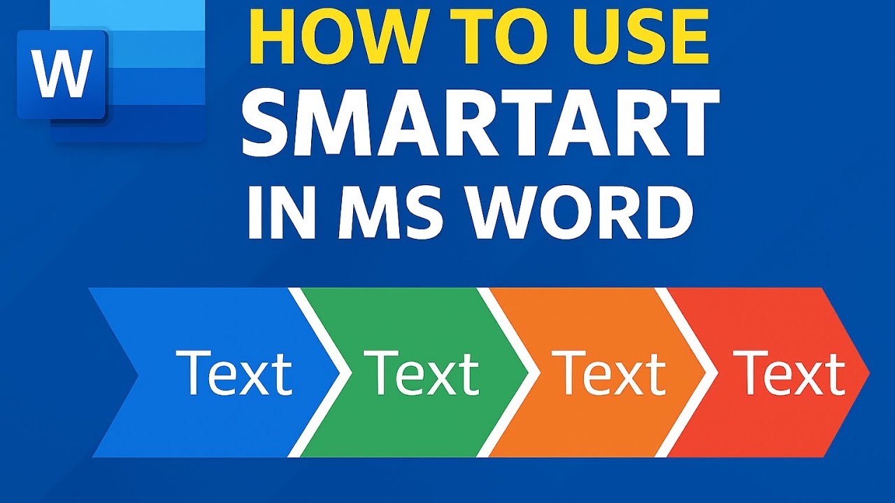 Insert a SmartArt graphic in word | How to use SmartArt in MS Word ...