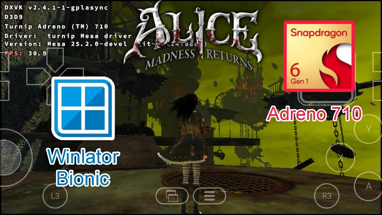Alice Madness Returns - Snapdragon 6 gen 1 (Adreno 710) | Winlator ...
