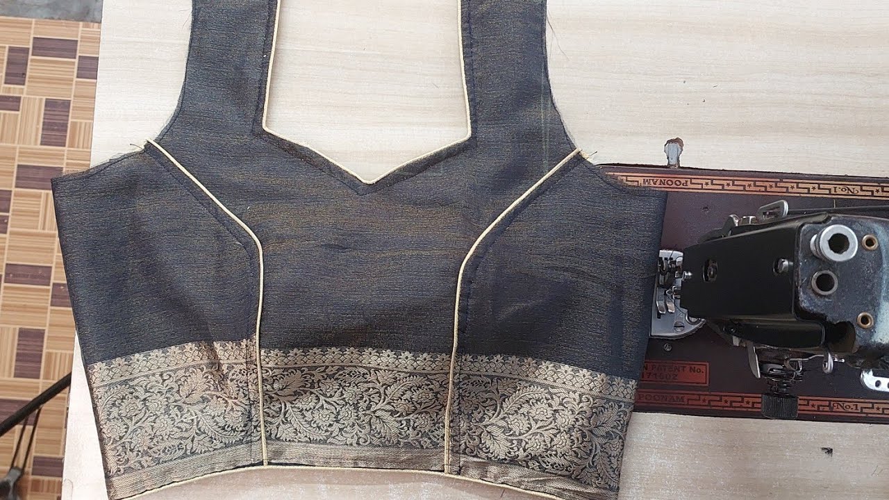 Prince Cut Blouse Cutting And Stitching | Princess Cut Front Neck ...