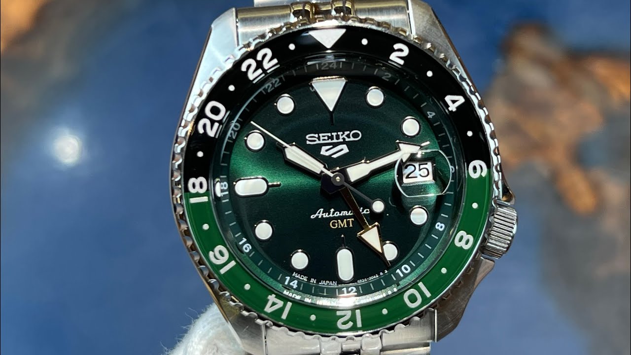 [ Review ] Seiko 5 Sports GMT SBSC019 ( SSK035 SSK035K1 ) - YouTube