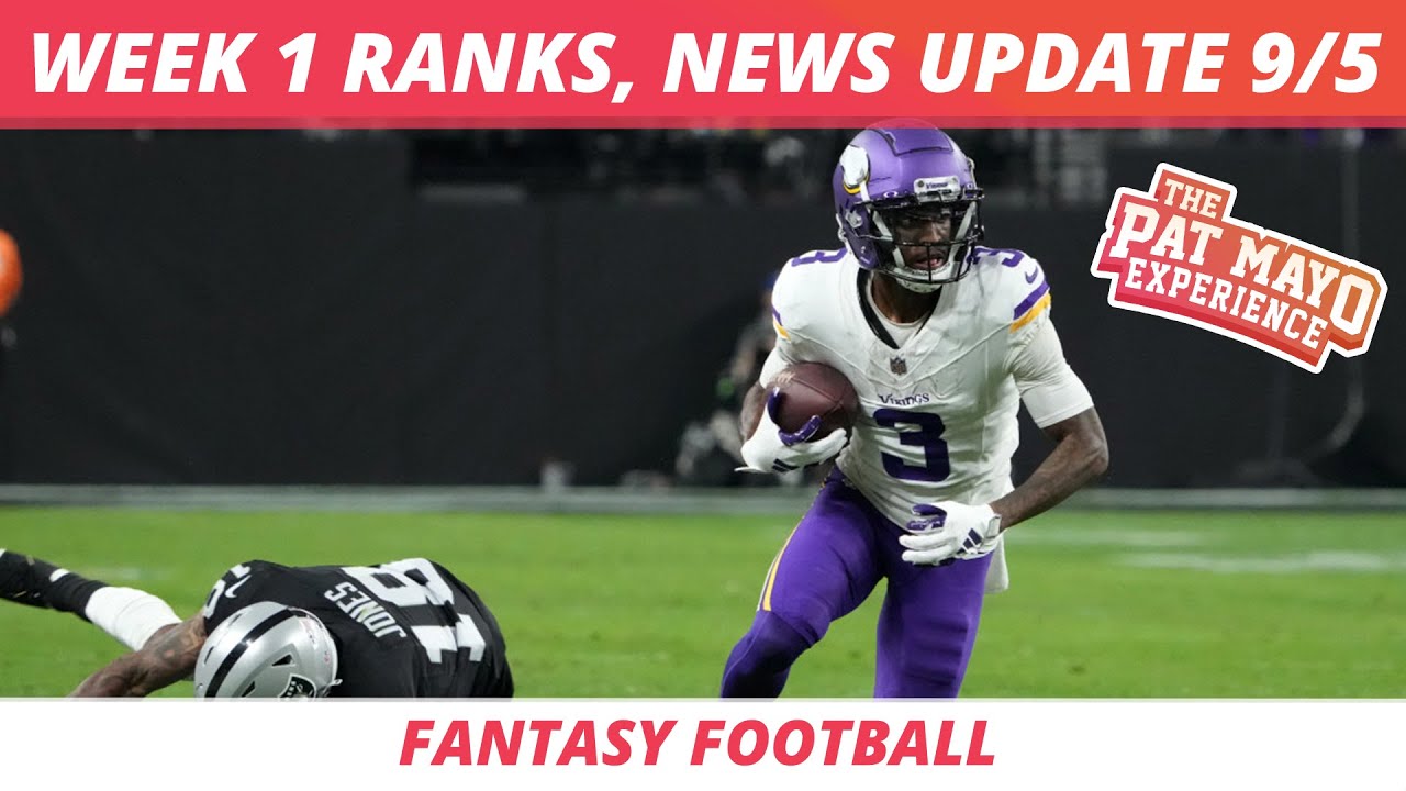 2024 Week 1 Rankings, Injuries, News | Chase, Allen, Pitts, Addison ...