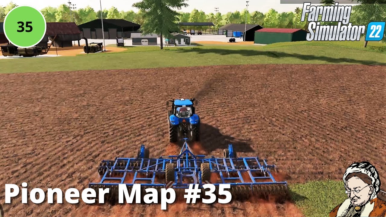 Mowing, and Plowing NEW Field | Pioneers Map #35 | FS22 - YouTube