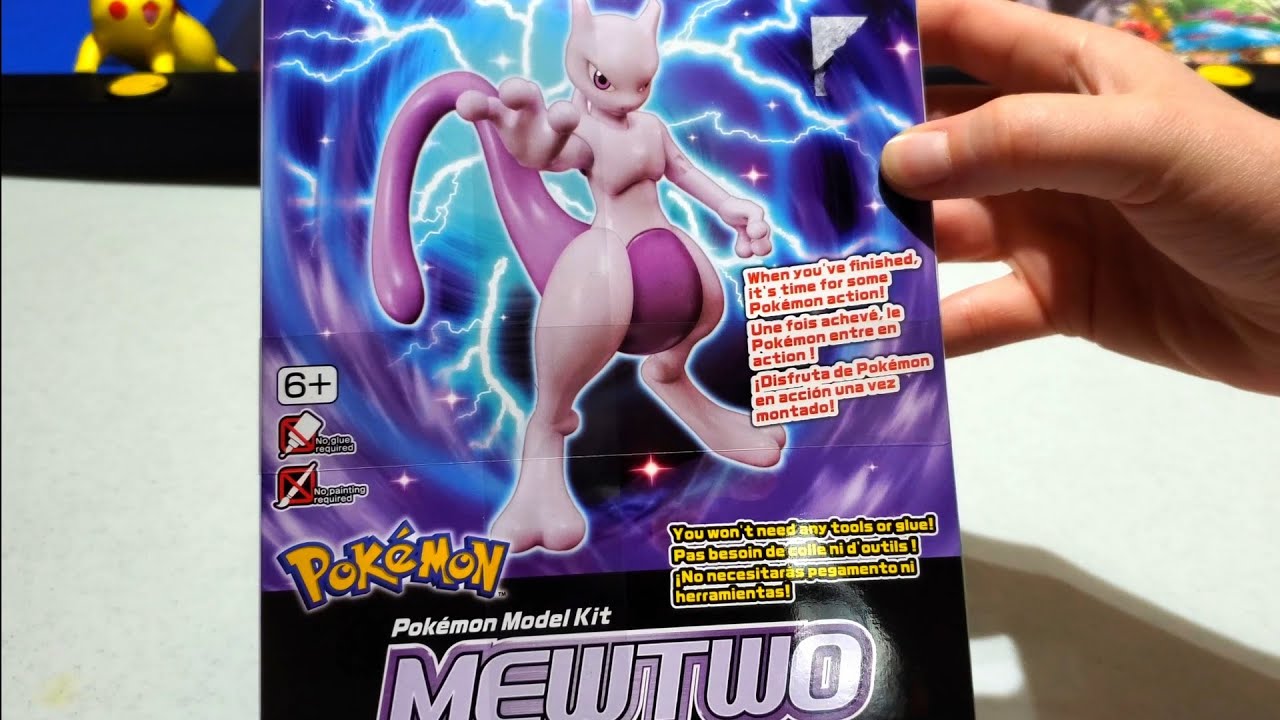 Building Pokemon Model Kit - Mewtwo | ASMR - YouTube