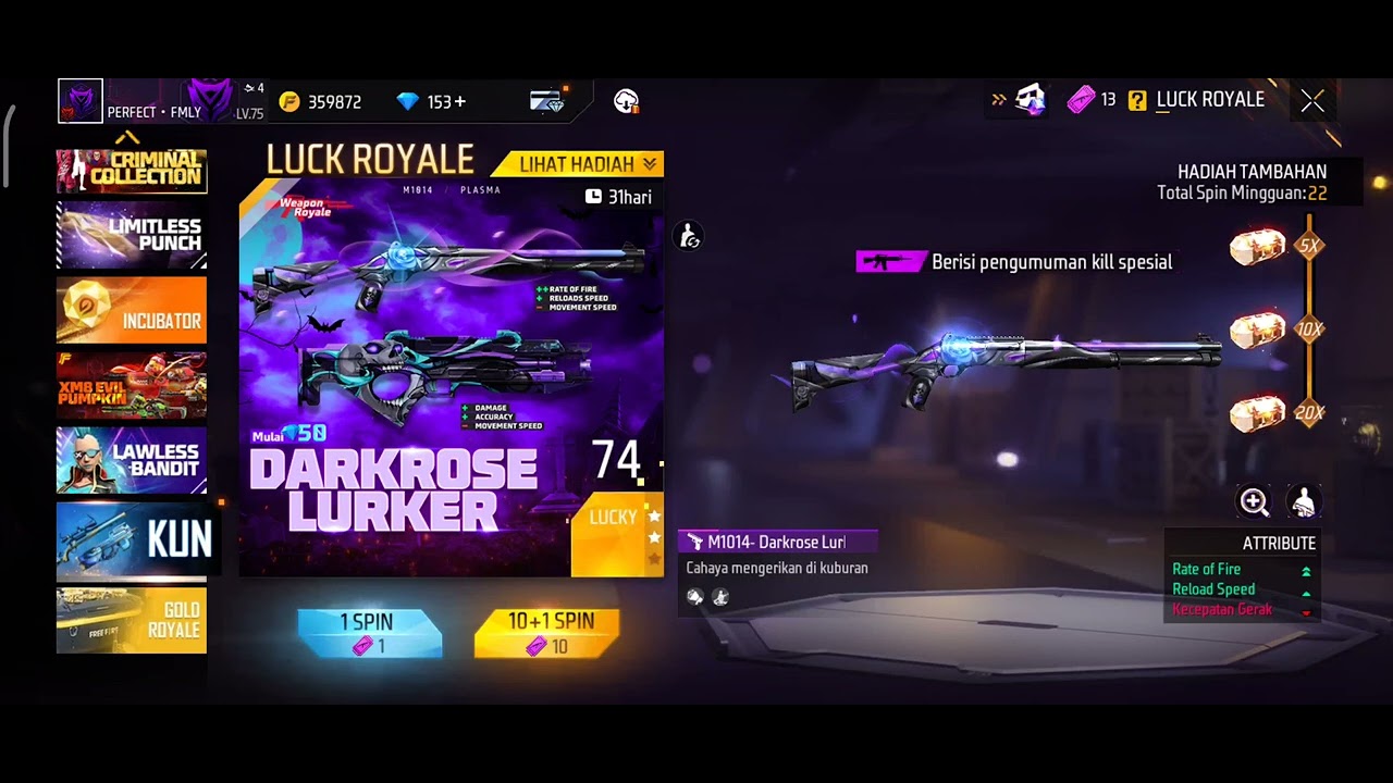 Spin Shotgun Darkrose Lurker!!! - YouTube