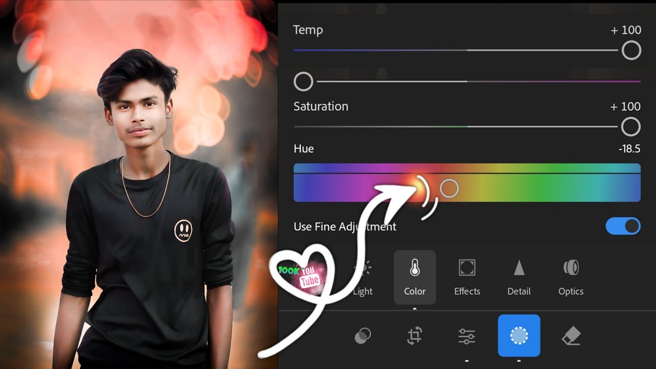 live photo editing | lightroom mobile Real Time Editing Tutorial - YouTube