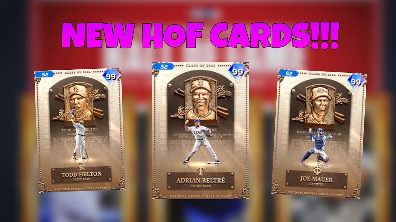 MLB JUST DROPPED NEW HALL OF FAME CARDS!!! (*MLB THE SHOW 24*) - YouTube