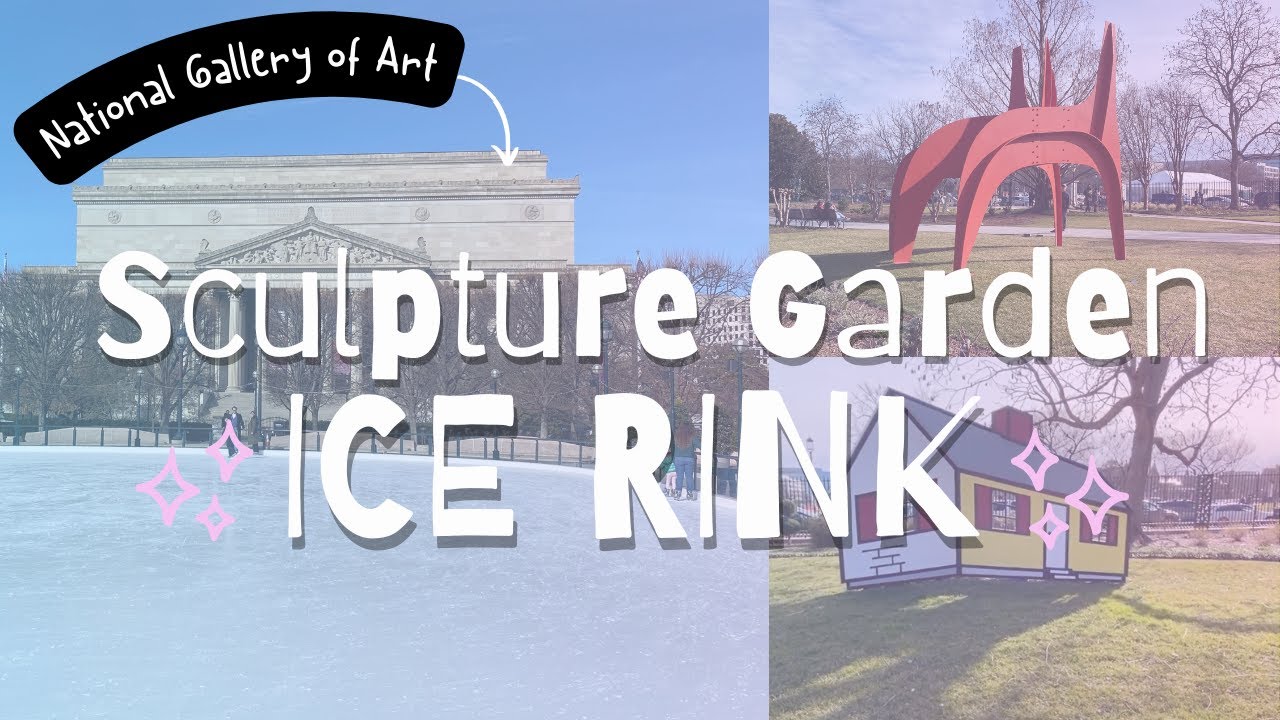 ICE SKATING in Washington, D.C. (Sculpture Garden Ice Rink 2024) - YouTube