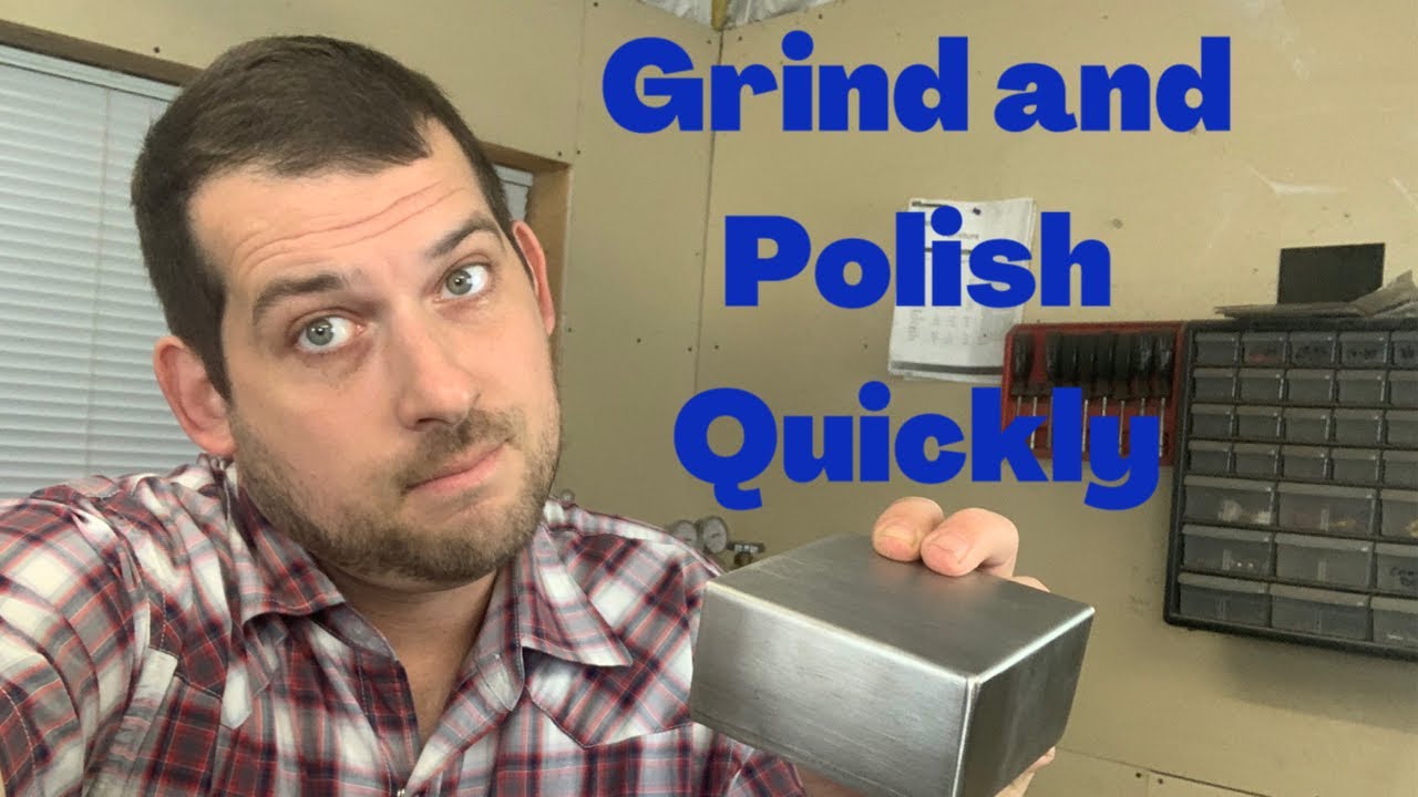 How to Grind and Polish outside corner weld - Stainless Steel - YouTube