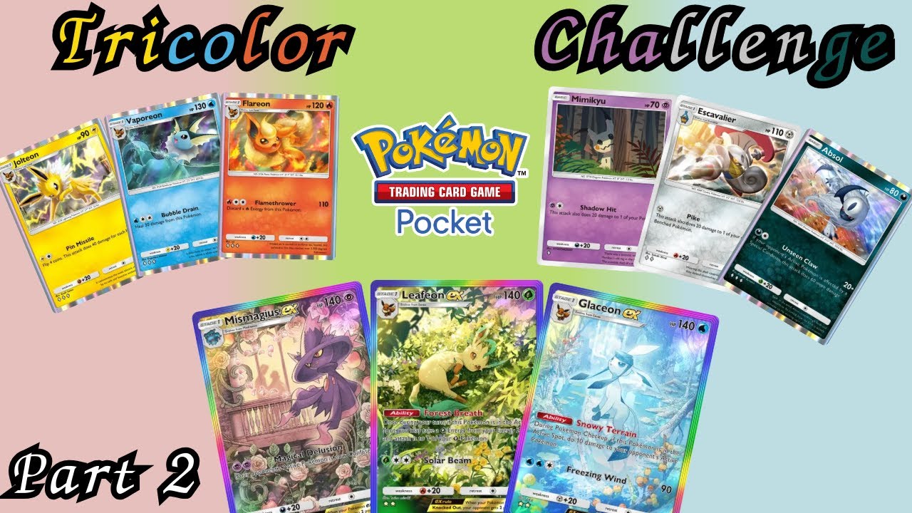【Pokemon TCG Pocket】Tricolor Challenge Part 2: The G.O.A.T - YouTube