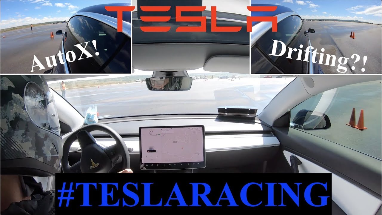 AutoX with the Tesla Model 3 Performance - YouTube