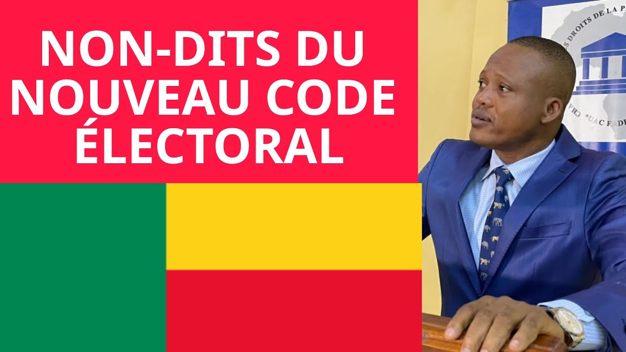 Les non dits du code électoral du Bénin voté par les députés de Patrice Talon - Prof. Igor ...