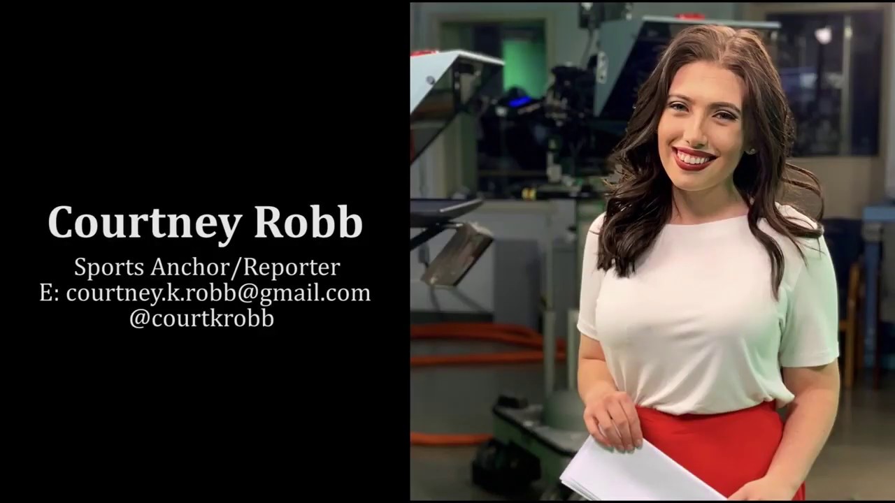 COURTNEY ROBB SPORTS ANCHOR/REPORTER REEL 2020 - YouTube