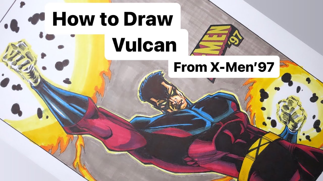 How to Draw Vulcan From X-Men ‘97 - YouTube