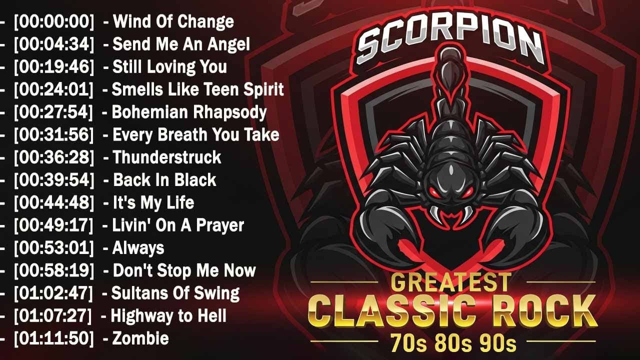 Best of 70s, 80s & 90s Rock Ballads -Scorpions, Featuring Bon Jovi ...