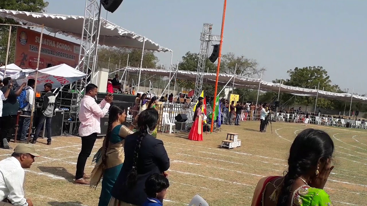 Sujatha school Annual sports day 2019 - YouTube