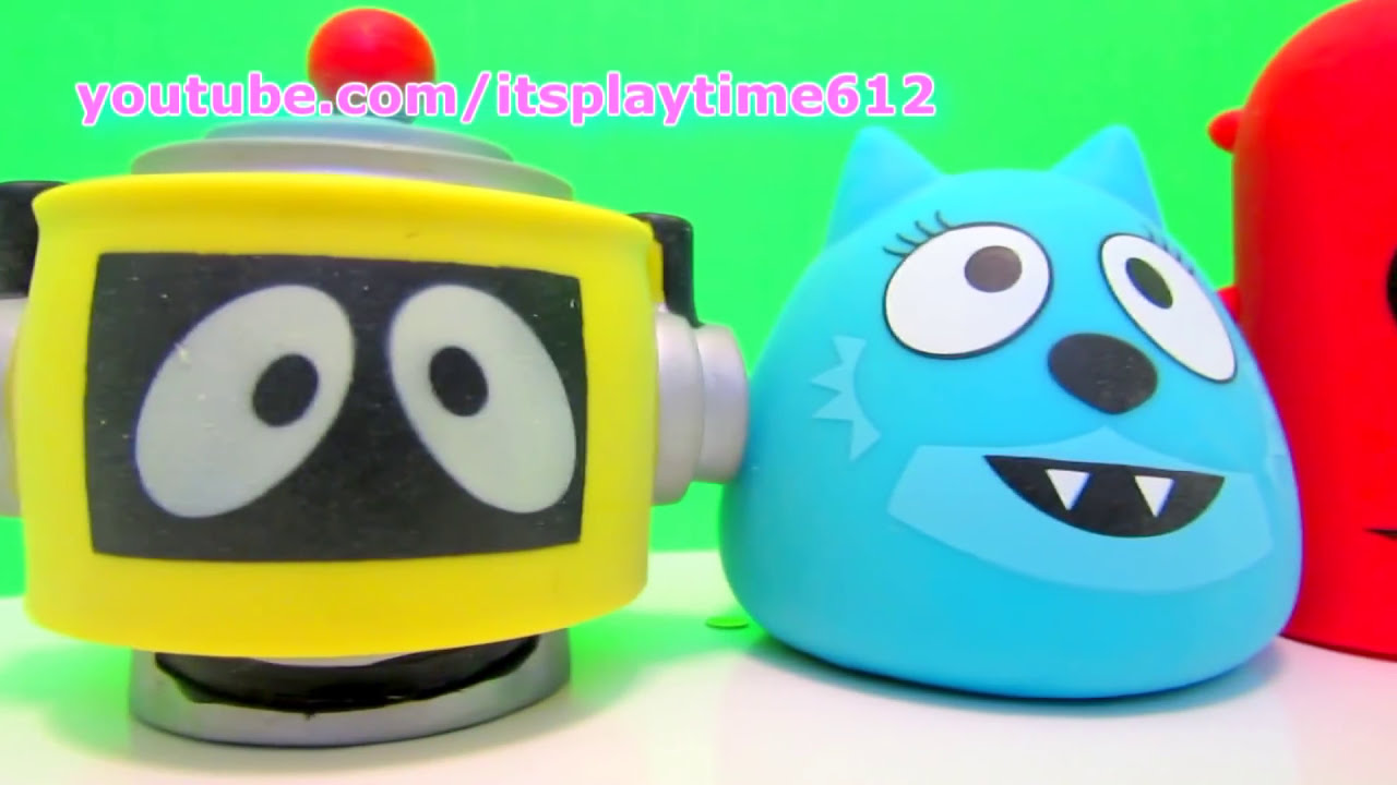 Yo Gabba Gabba Learning Colors Cups Squishy Pals - Video 351 - YouTube