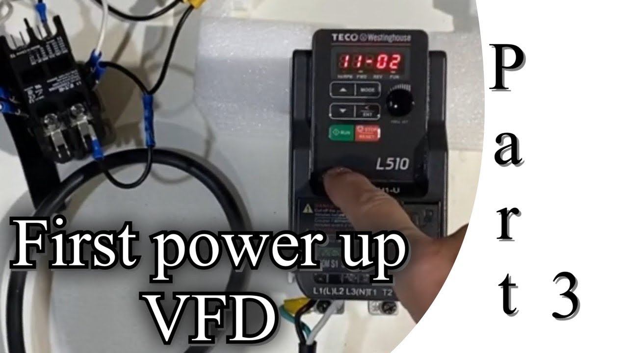 Milling machine power Part 3 Testing the VFD and setting some ...