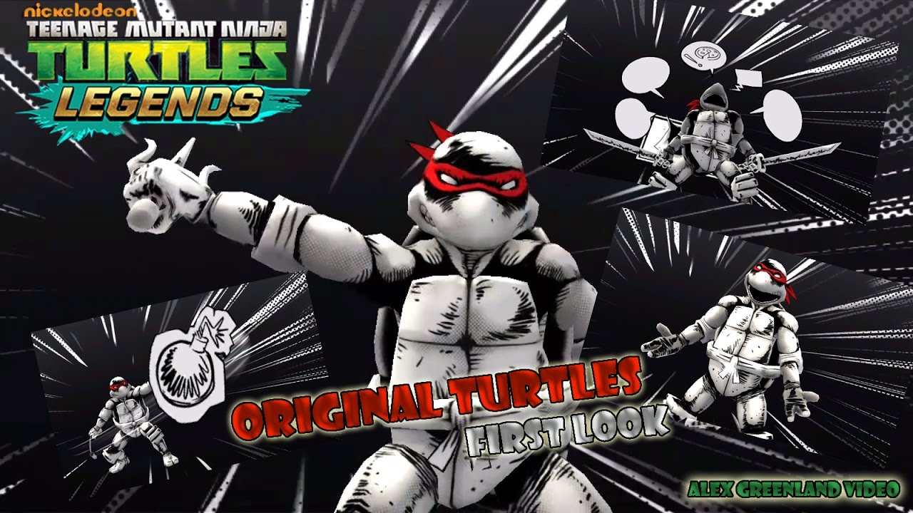 TMNT Legends - Original Turtles - First Look - YouTube