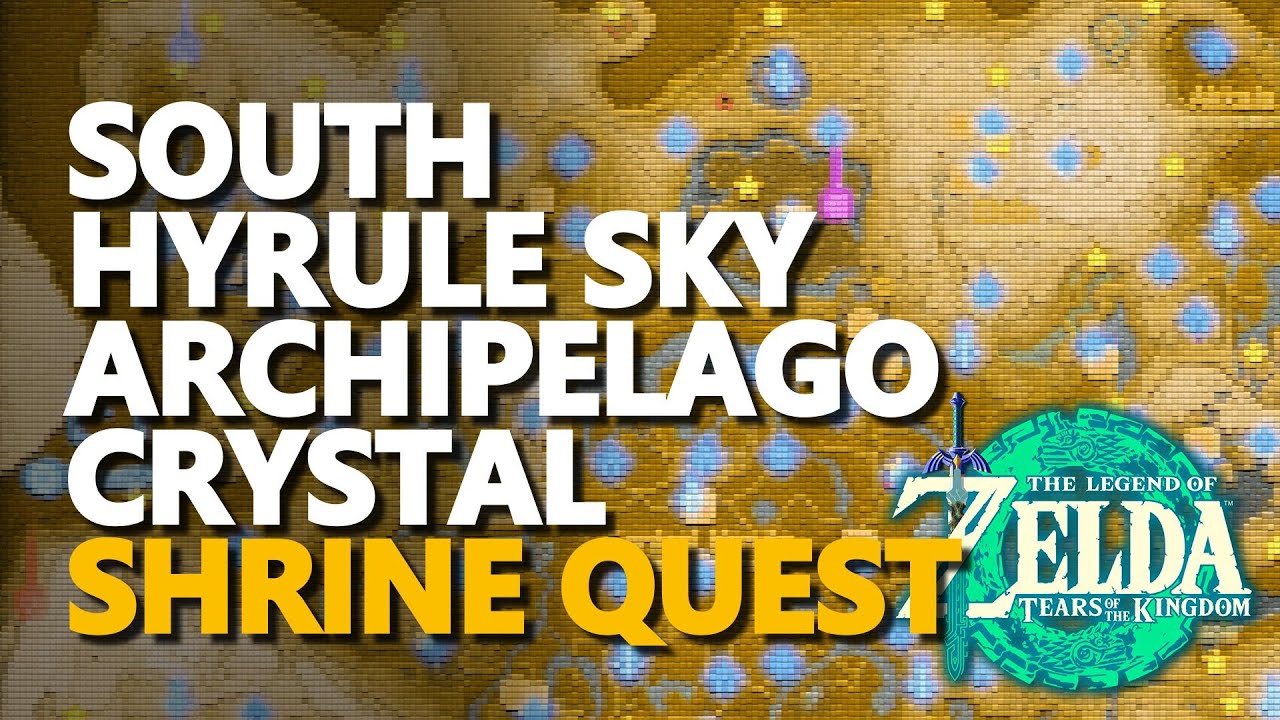 South Hyrule Sky Archipelago Crystal Zelda Tears of the Kingdom - YouTube