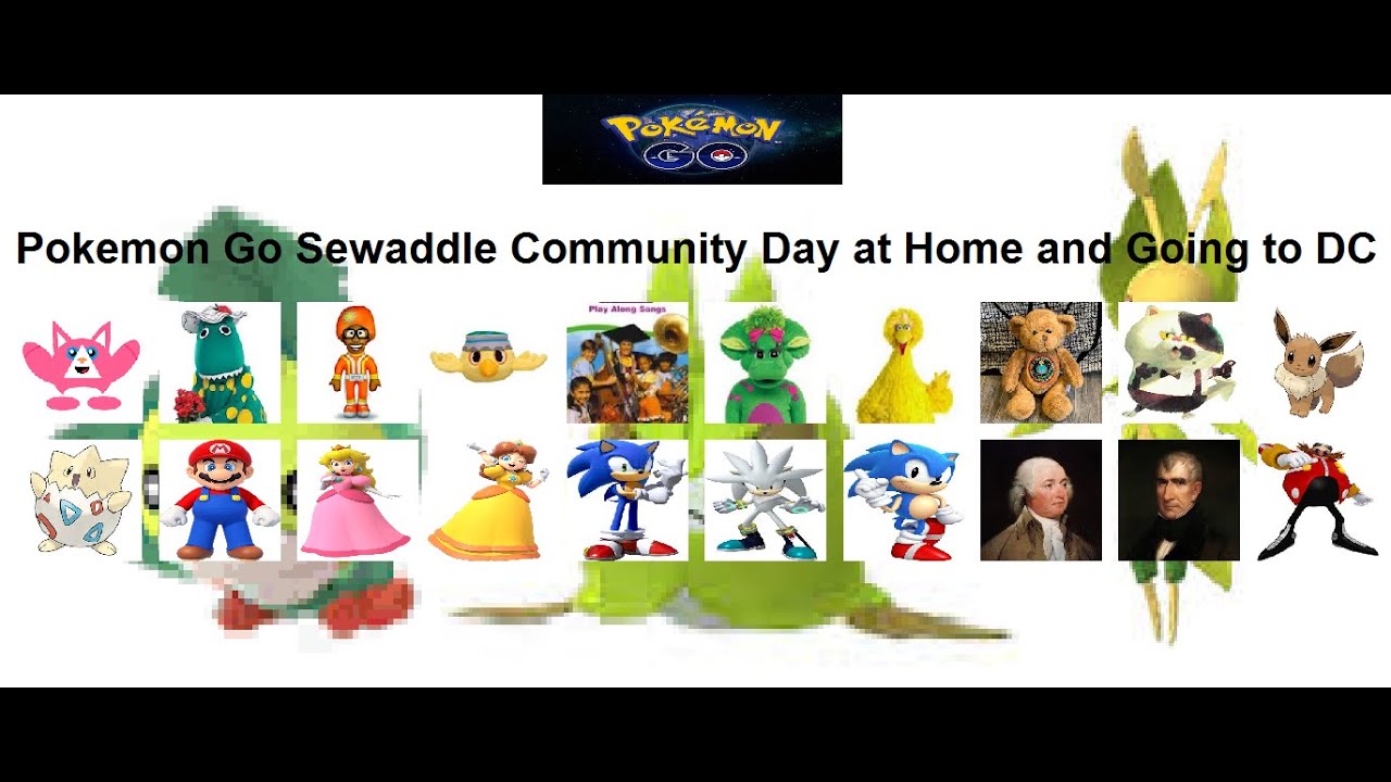 Cribes The Hedgehog: Pokemon Go Sewaddle Community Day at Home and ...