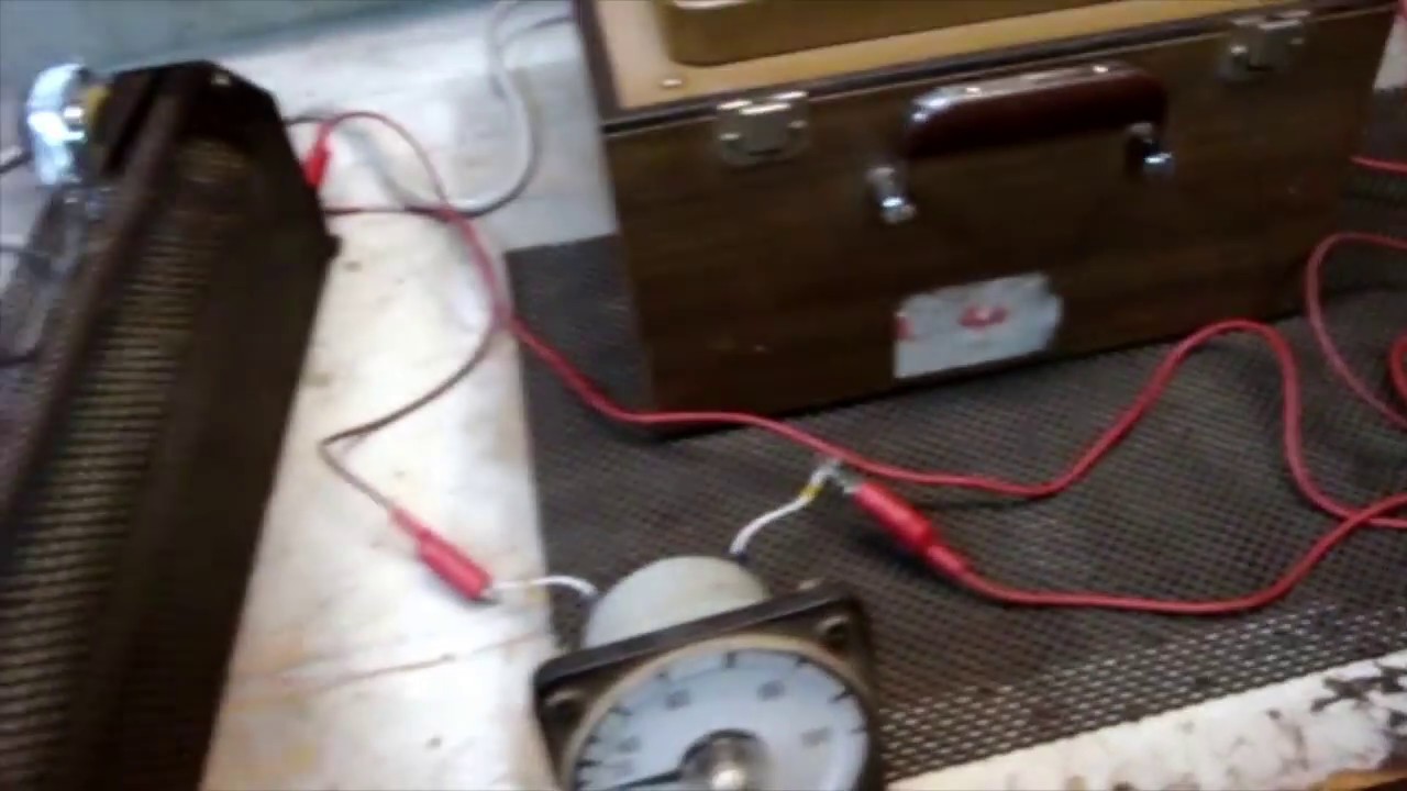 Westinghouse Phase Angle Meter Test - YouTube
