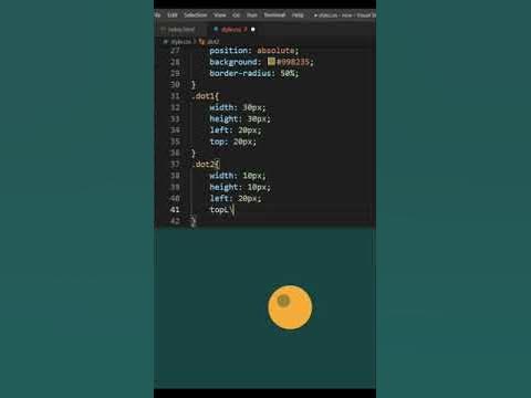 How to Make virus shape in HTML and CSS (Short tutorial) #short video #html #css - YouTube