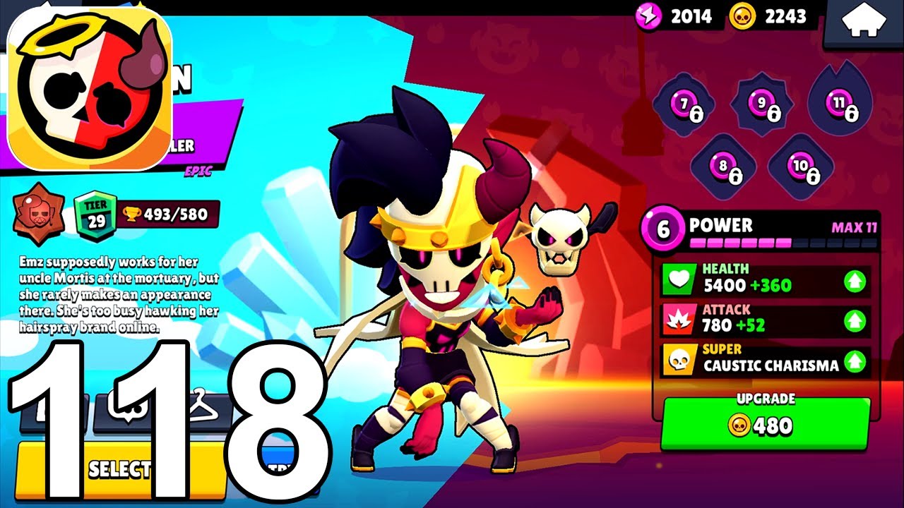 Brawl Stars DEMON EMZ Gameplay - Walkthrough (iOS, Android) - Part 118 ...