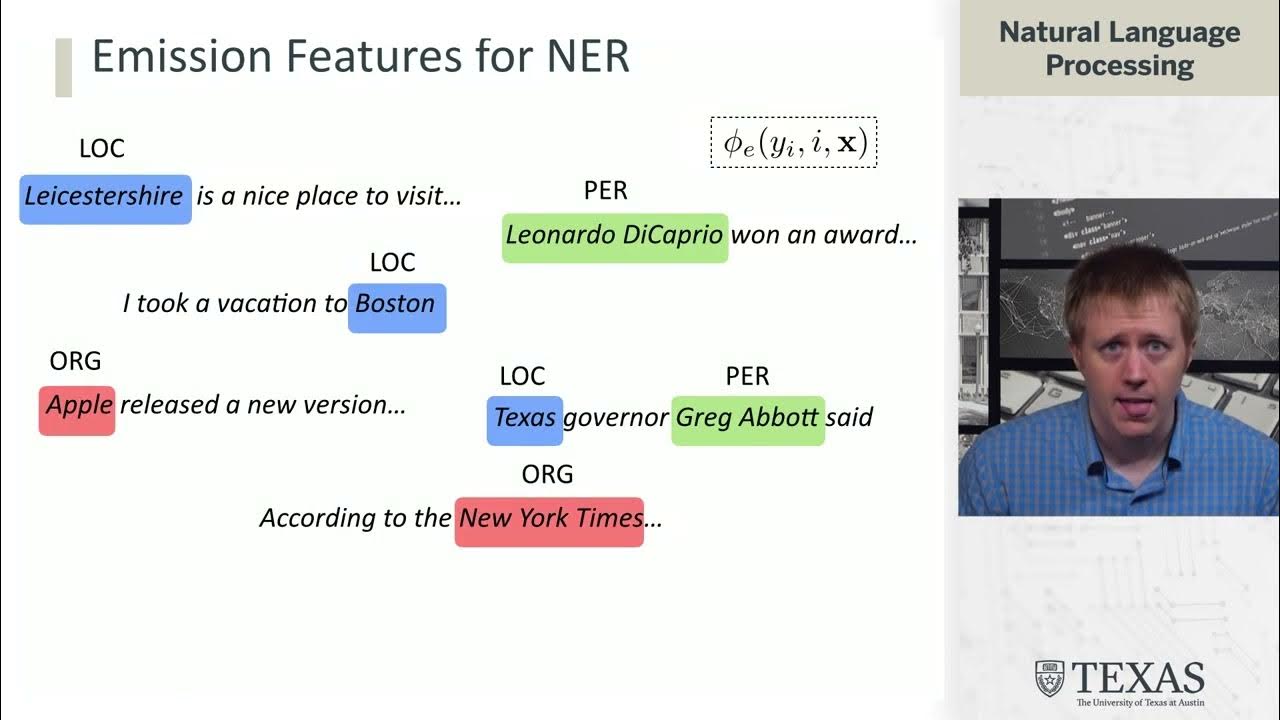 Features For Ner Natural Language Processing At Ut Austin Youtube