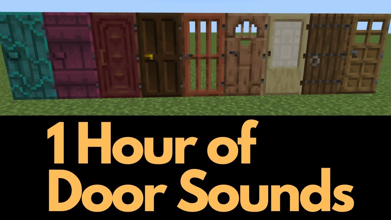 1 Hour of Minecraft Door Sounds - YouTube