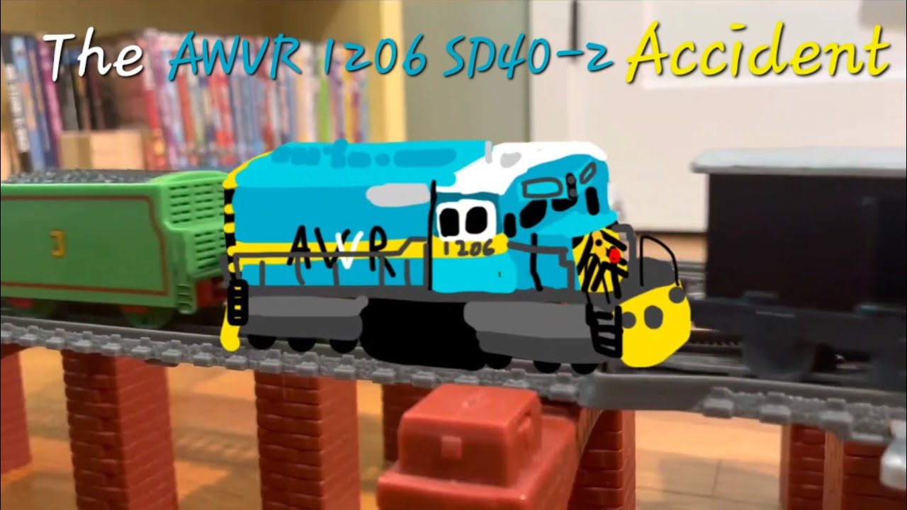 The AWVR 1206 SD40-2 Accident - YouTube