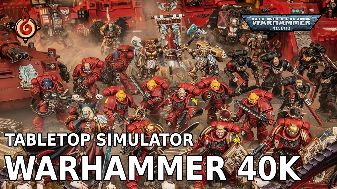 BLOOD ANGELS VS TYRANIDS - WARHAMMER 40K //TABLETOP SIMULATOR// [ MdF ...