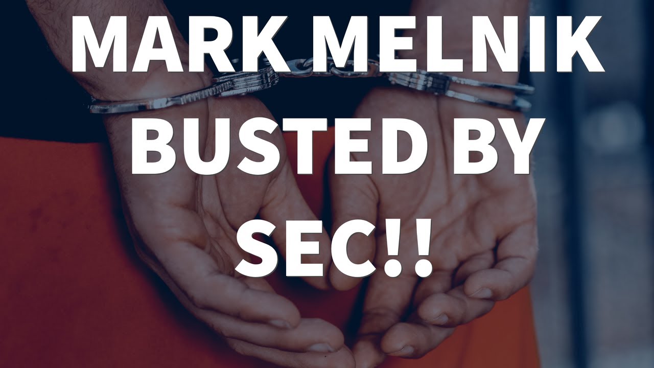 Mark Melnik Busted by SEC! - YouTube