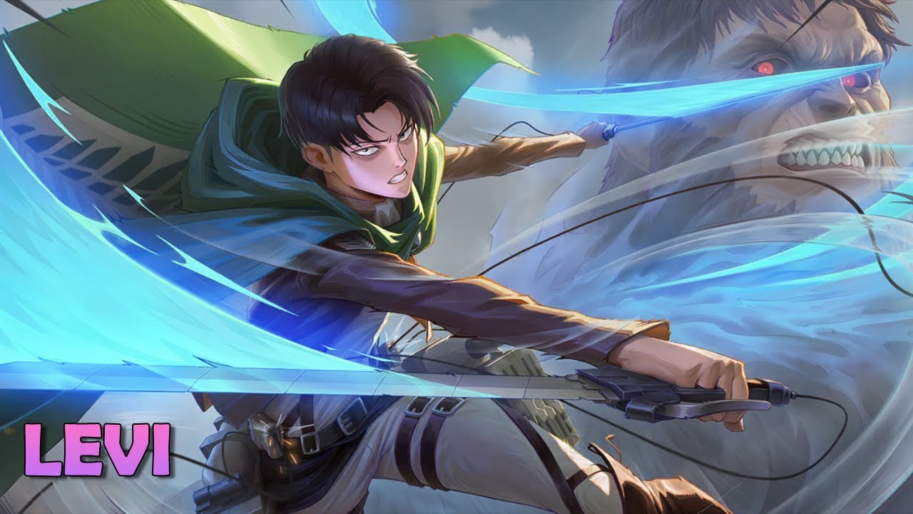 ULTRA HD | ATTACK ON TITAN - LEVI - MARTIS SKIN | MOBILE LEGENDS - YouTube