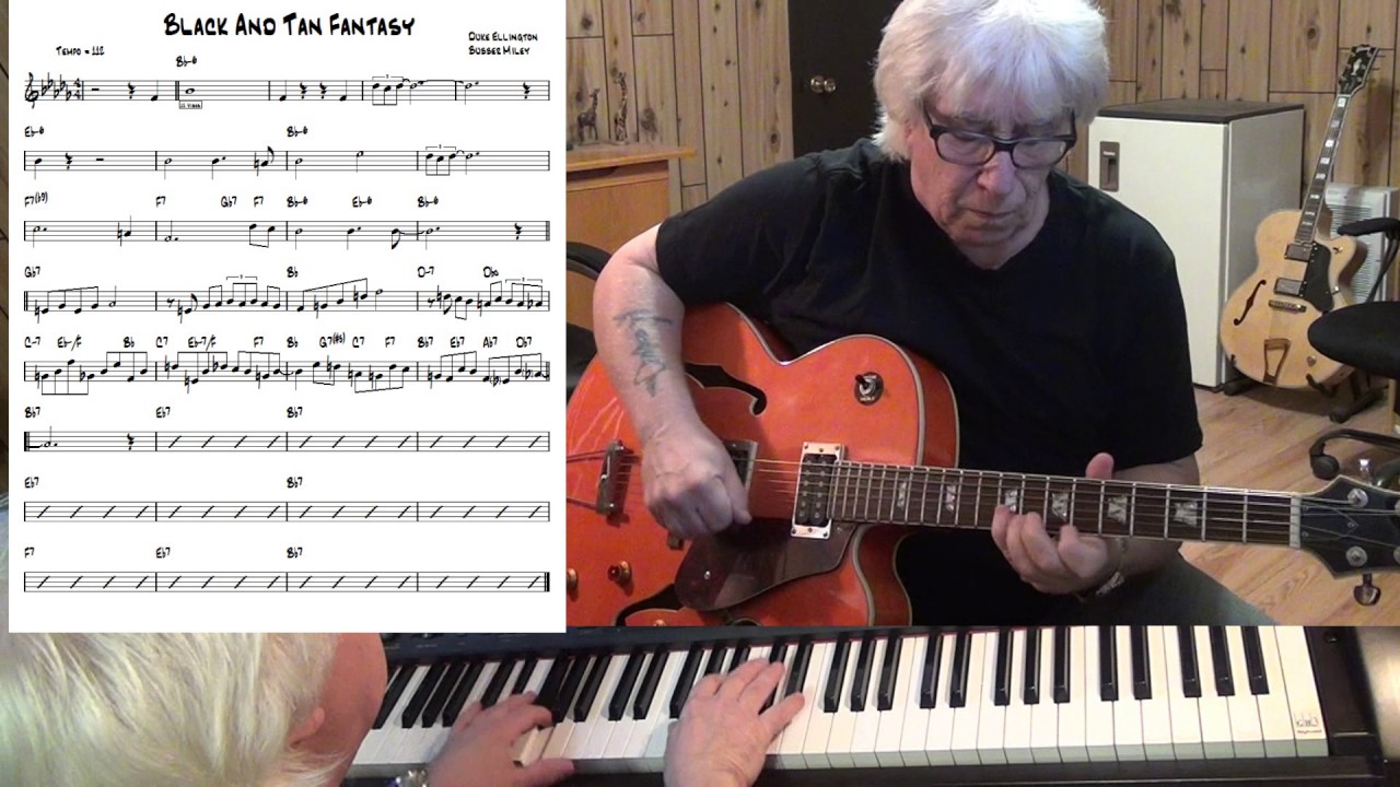 Black And Tan Fantasy - Jazz guitar & piano cover ( Duke Ellington ...