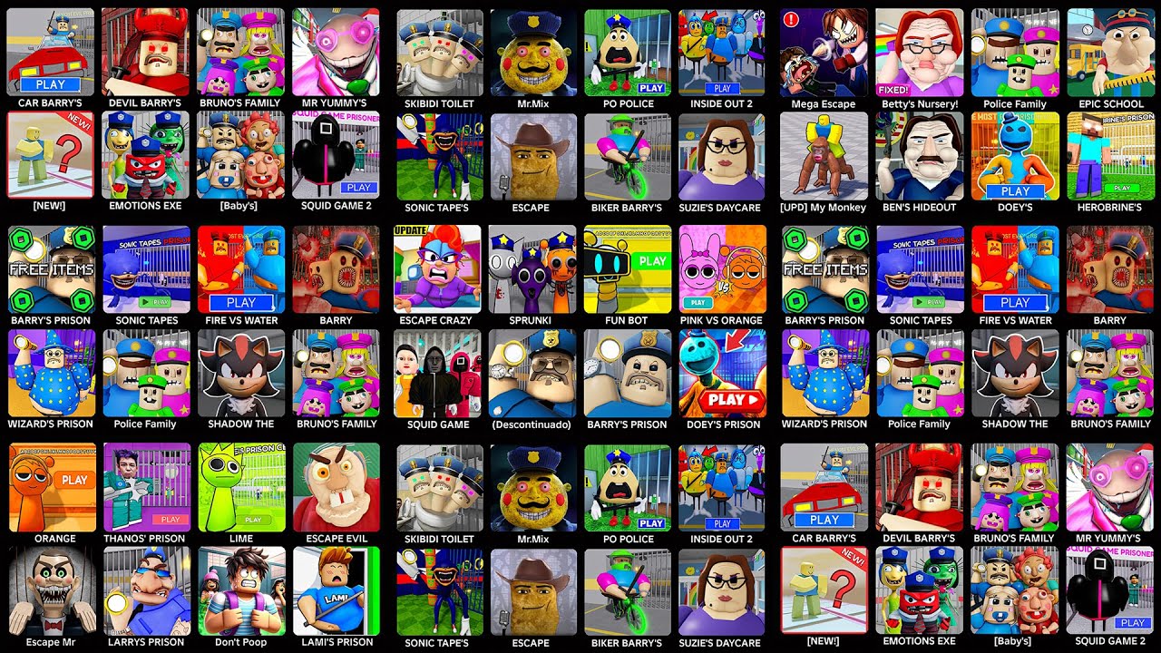 Barry's Prison Run With Items, Skibidi Toilet Barry's Prison Run, Car ...