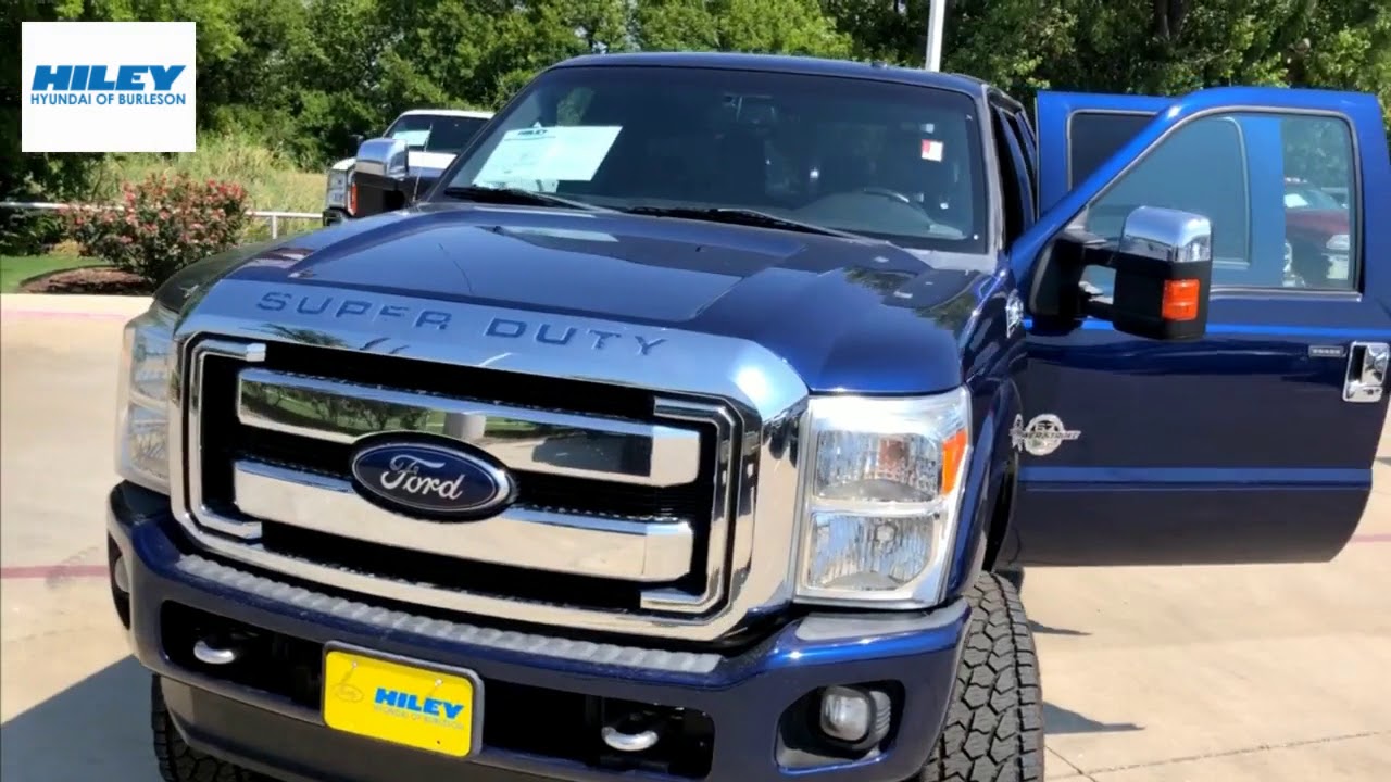 2012 Ford F250 SRW Lariat Blue #U1243 HD - YouTube