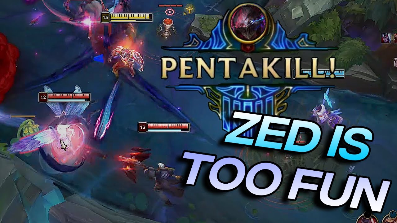 ZED IS WAY TOO FUN - Champions Queue - YouTube
